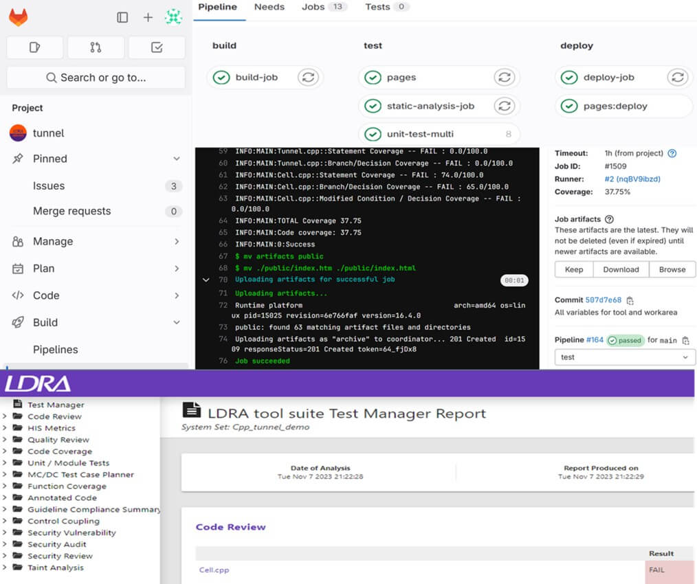 LDRA Accelerates Software Security with GitLab Integration - LDRA